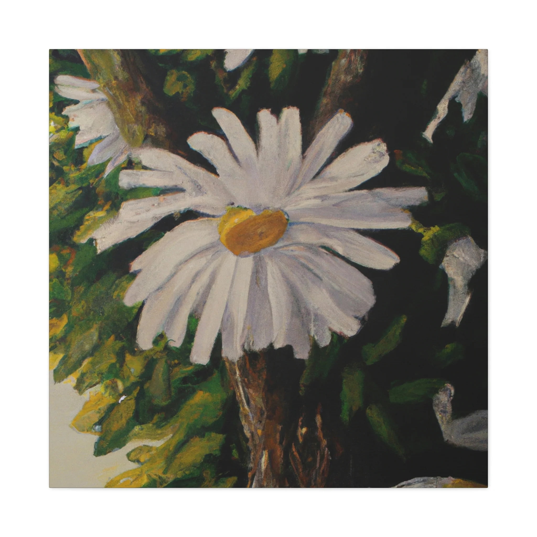 Daisy in Hyperrealism - Canvas - Walmart.com