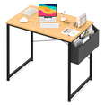 Magshion Computer Desk, Simple Style Office Laptop Table with Storage ...