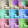 Water Ripple Dynamic Crystal Projection Lamp, 12 Colors Rotating Wave ...