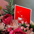 3drose, White Hearts and Curlicue Leaves with Love, 6 Greeting Cards ...