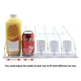 Soda Can Dispenser for Refrigerator, Spring Loaded Adjustable Push ...