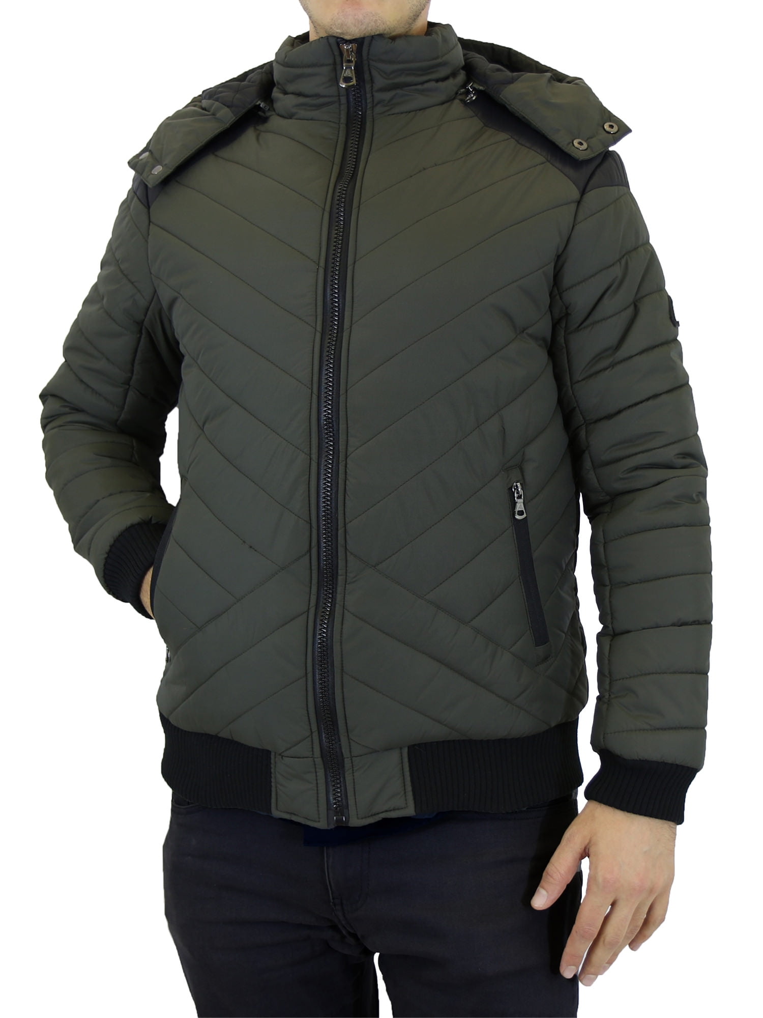 Men's Heavyweight Jacket With Detachable Hood - Walmart.com