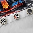 Castle Fairy Fiery Race Car Blackout Curtains Set of 2 (52x84 Each) for ...