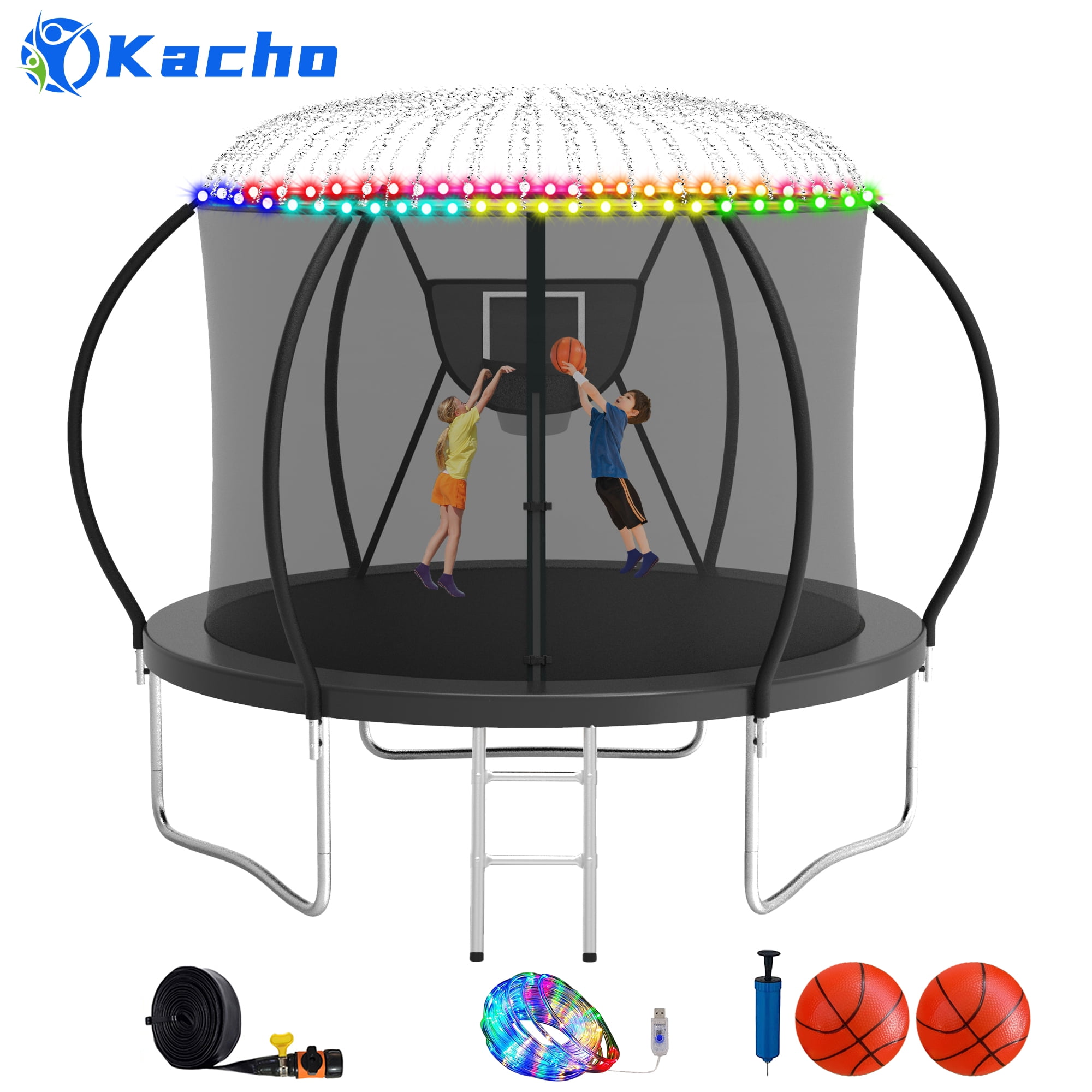 Click here for Kacho Trampoline  Trampoline With Enclosure Net 10... prices
