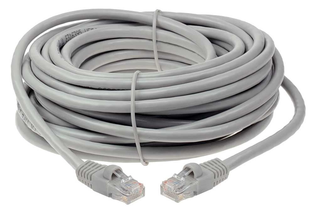 SF Cable Cat6 UTP Ethernet Crossover Cable, 100 feet - Gray - Walmart.com