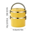 Wcynlzxg Insulated Rice Bucket with Lid, Lunch Box Bag Bento Box ...