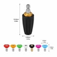 4000 Psi Turbo Nozzle Pressure Washer Tips with 1/4 Quick Connector ...