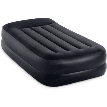 Intex Inflatable Air Bed, Fiber-Tech Twin Size Air Mattresses with USB ...
