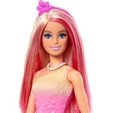 Barbie Royal Doll with Pink and Blonde Hair, Butterfly-Print Skirt and ...
