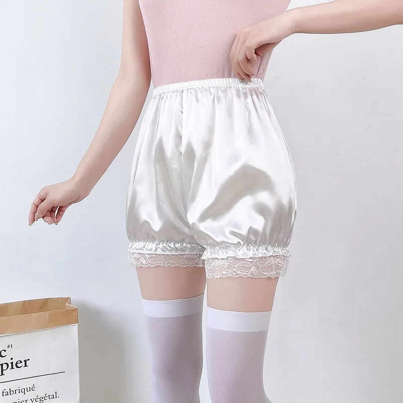 Click here for Yening Women Imitation Satin Silk Bloomers Ruffles... prices