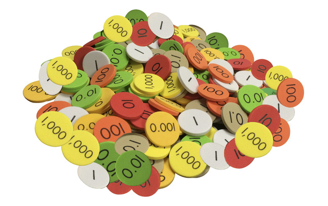 Sensational Math Place Value Discs 7-Value Decimals to Whole Numbers ...