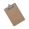 Hardboard Clipboard, 0.75" Clip Capacity, Holds 5 x 8 Sheets, Brown, 3 ...