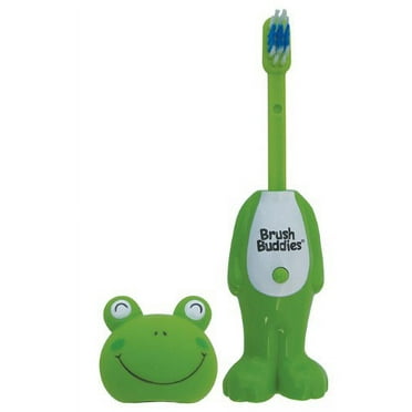 Brush Buddies Kids Toothy Toby Tiger Poppin Toothbrush, Soft - Walmart.com