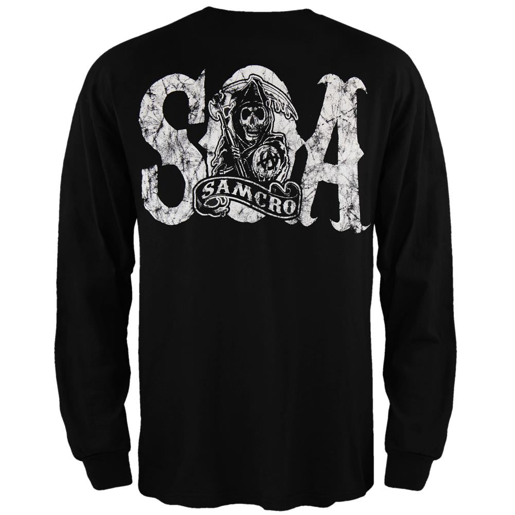 SAMCRO Forever - Sons Of Anarchy Long Sleeve T-shirt: Adult Small - Bl | paulodiasbaxiroca.com