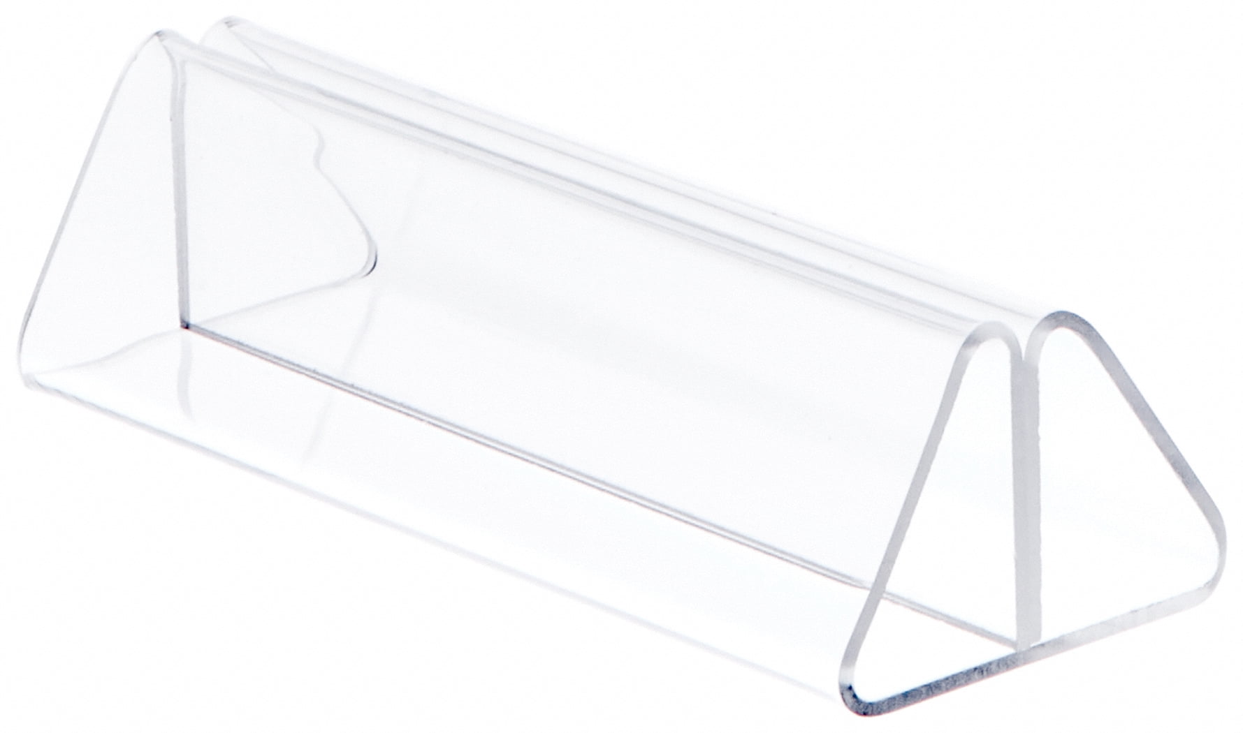 Plymor Clear Acrylic Pinch-Style Sign Clip Display with Label Front, 6 ...