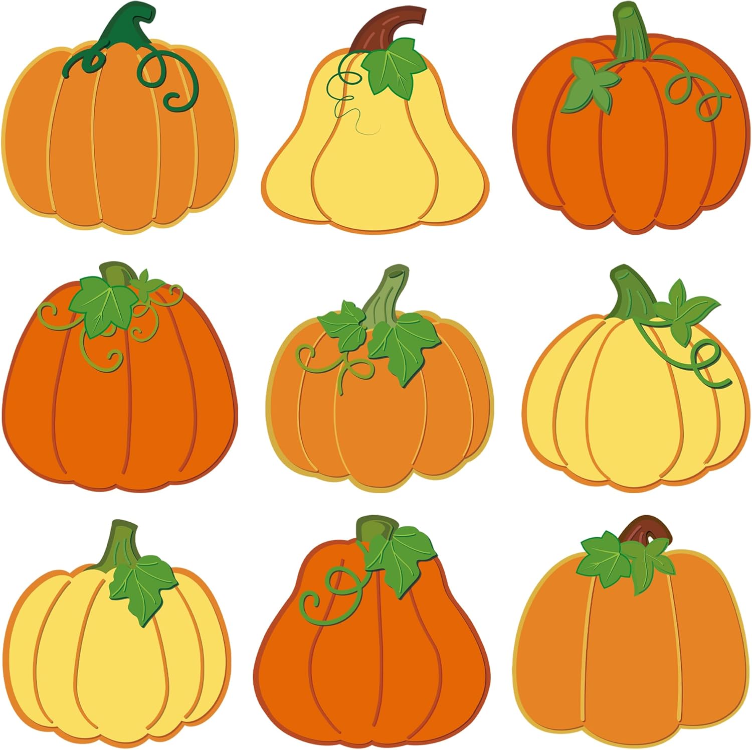 Bulletin Board Decorations Halloween 90 PCs Halloween Paper Cutouts ...