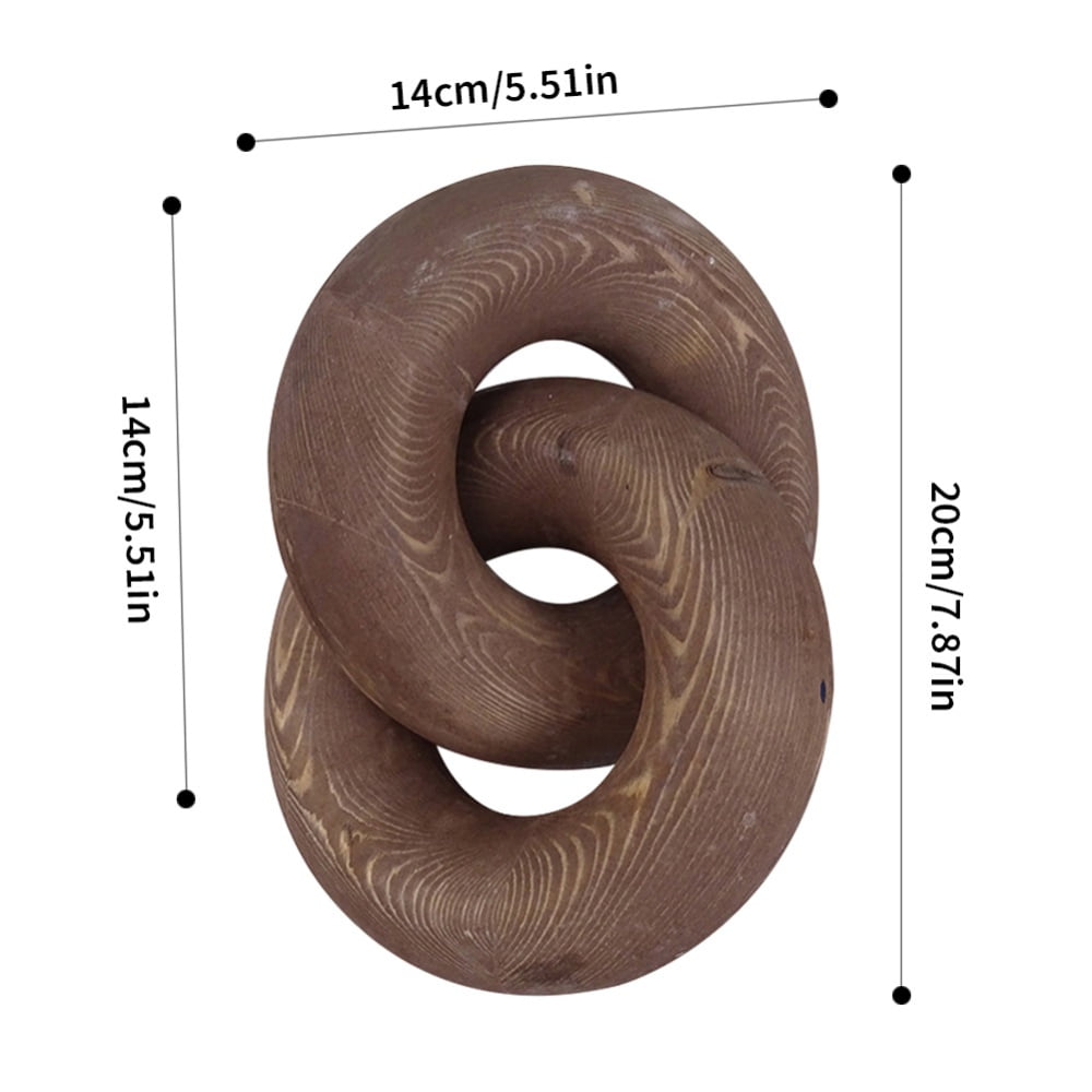 Wooden Chain Link Decor - Boho Decor for Living Room, Bedroom, Home ...