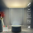 Creative LED Notebook Night Light USB Rewritable Message Board With ...