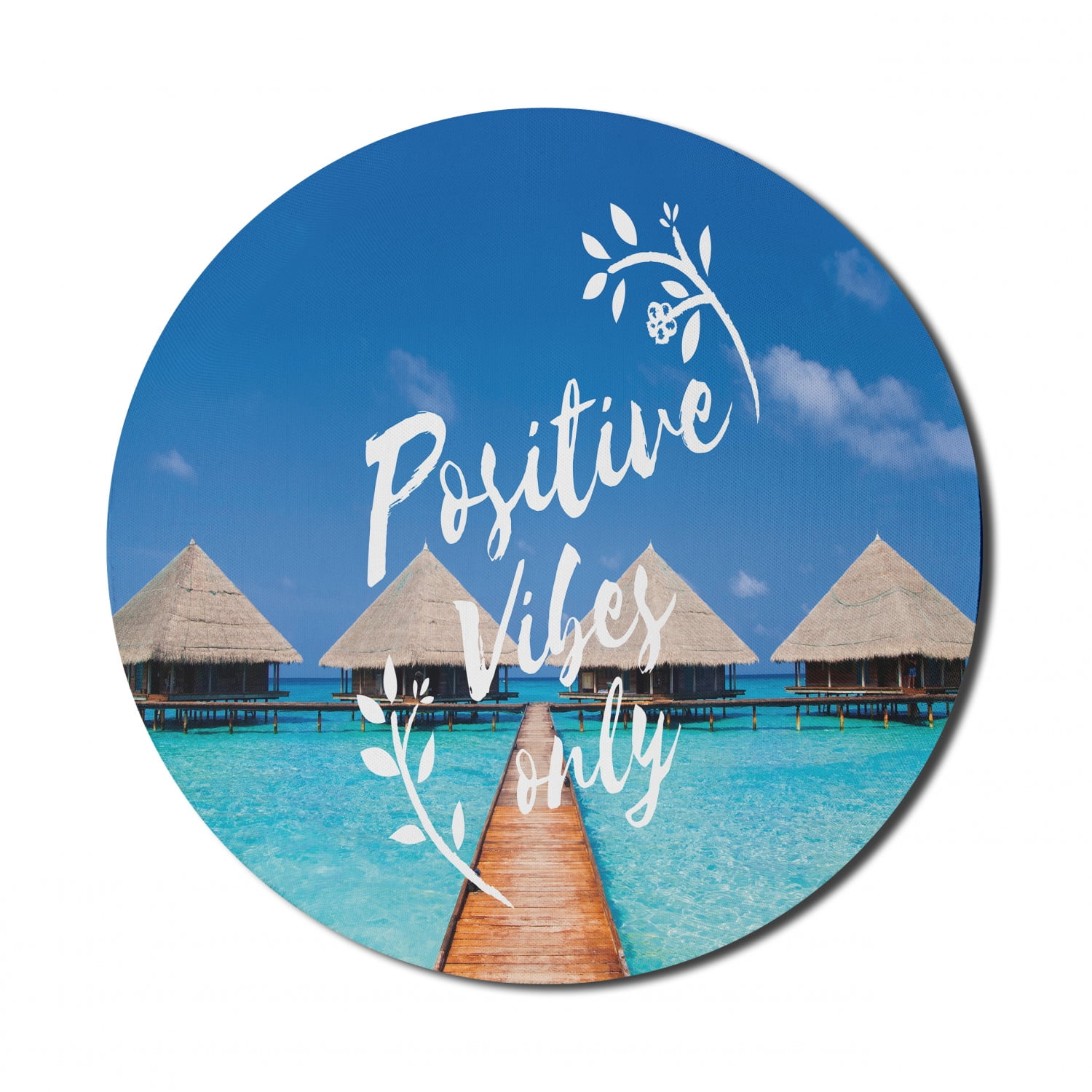 Saying Mouse Pad for Computers, Positive Vibes Only Inspirational ...