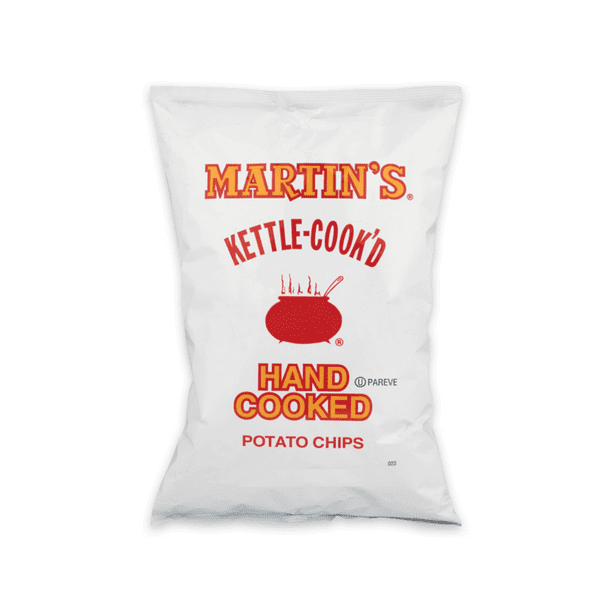 Martin's Kettle-Cook'd Hand Cooked Potato Chips, 8 oz. Bag (3 Bags ...