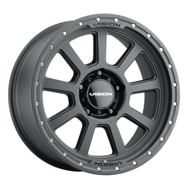 22x9 Vision 471 Splinter Gloss Black Machined Face Wheel 5x120 (35mm ...