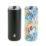 TAL Stainless Steel Tall Boy Water Bottle 18 oz, Black - Walmart.com