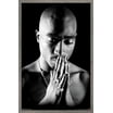 Tupac - Praying Wall Poster, 14.725" x 22.375", Framed - Walmart.com