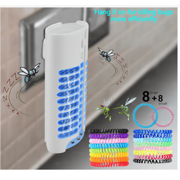 Bug Zapper Indoor, Plug-in Mosquito Killer Trap, Electric Little Gnats ...