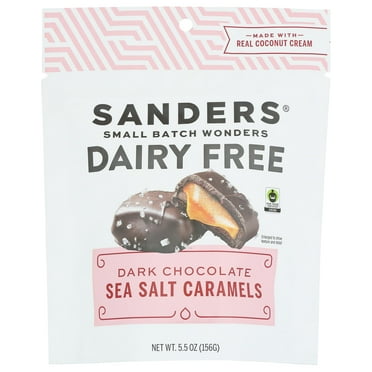 Sanders Specialty Gourmet Dark Chocolate Covered Sea Salt Caramels ...
