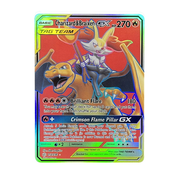 Tarjetas PKM Holográficas WANGXIAOYU Charizard Ex GX Rainbow Blastoise ...