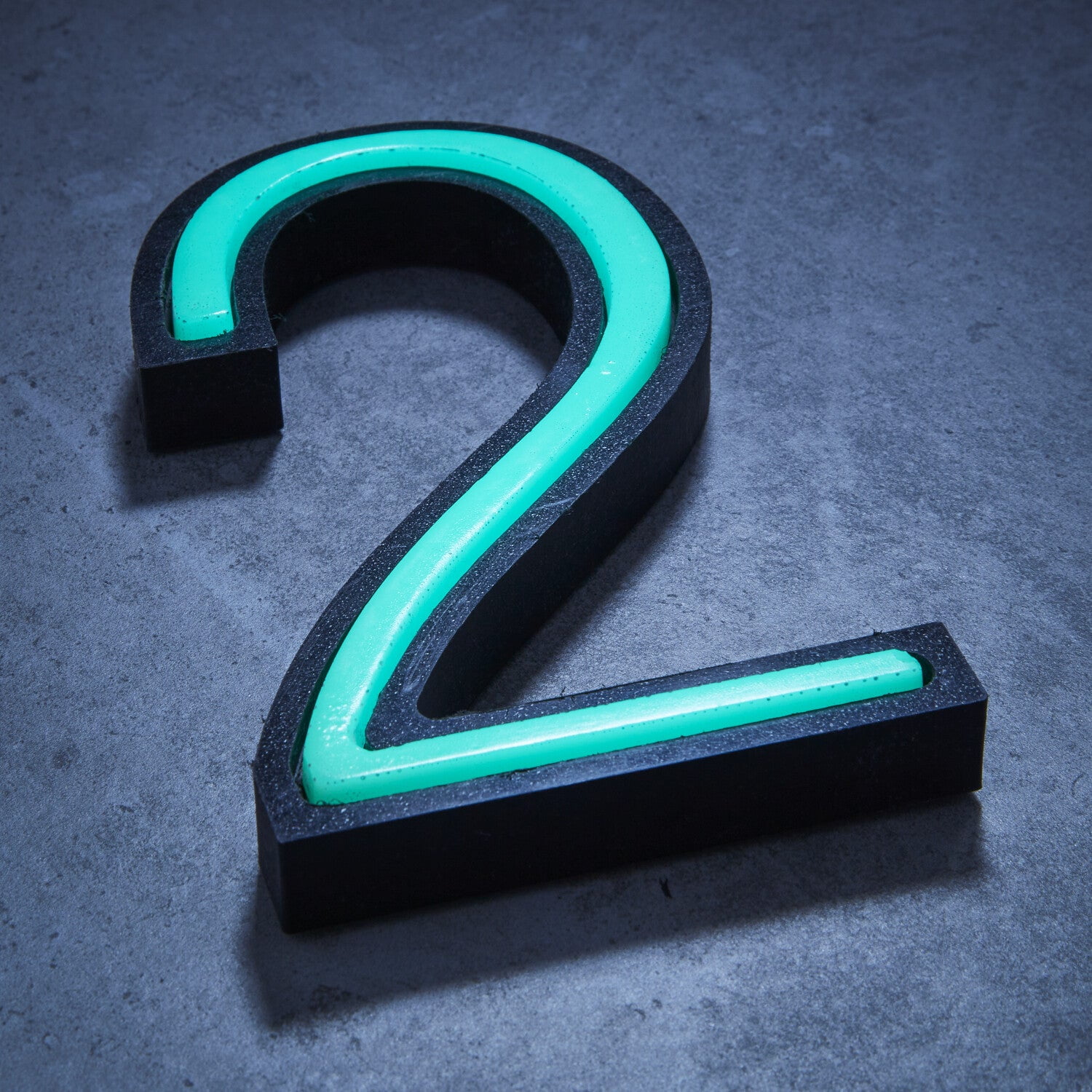 Click here for It Glows Glow In The Dark House Numbers - Aqua / S... prices