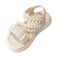 Antinious Girls Open Toe Princess Lines Non Slip Soft Build Daily Beach ...