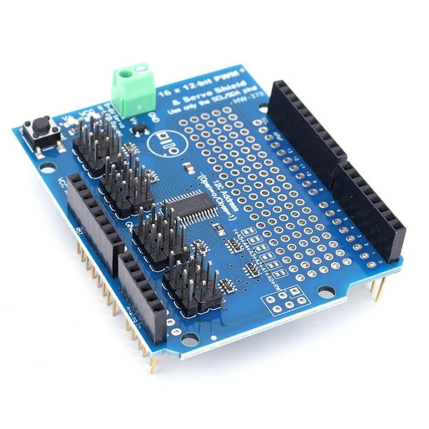 3 uds. Escudo de servocontrolador PWM con interfaz I2C de 16 canales y ...