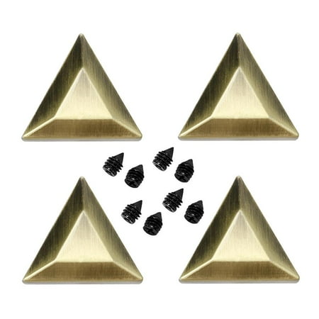 4 Pieces Triangular Decorative Screw Rivets, Decorative Rivets, Screw ...