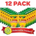 Crayola Fine Line Markers, Classic Colors, 10 Count Packs, Pack of 12 ...