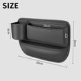 1pc/2pcs Car Seat Gap Organizer, Multifunction Storage Box Pocket ...