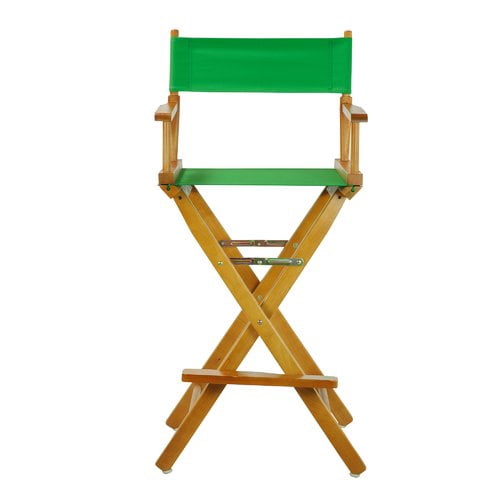 "30" Director's Chair Honey Oak Frame-Green Canvas" - Walmart.com
