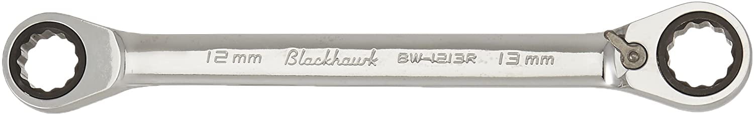 Blackhawk Full Polish Double Box Reversible Ratcheting Wrench - BULK ...