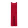 BODOAO Women's Elegant Loungewear Set, Basic Sleeveless Tank Top and ...