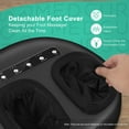 Medcursor Shiatsu Foot Massager Machine With Heat Deep Kneading Massage Multi Level Settings