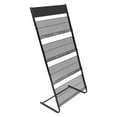 Modern Black 4 Tiers Magazine Rack Magazine Display Stand, 4-tier ...