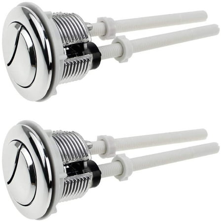 YERDGARY 2 Pieces Toilet Push Buttons Dual Flush Knob 38mm Standard ...