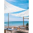 Blue Sea Turtle Sun Shade Sail 14'X18' Nautical Coastal Starfish Shell ...