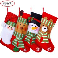 Coolmade Santa Snowman Reindeer 3D Plush Multi-color Fur Christmas ...