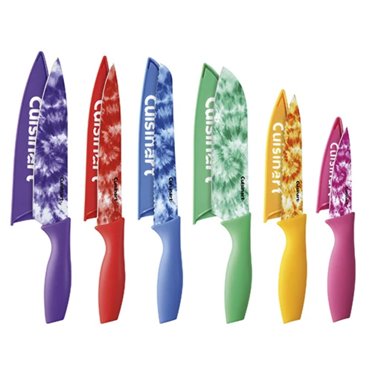 Cuisinart 12 Piece Printed Color Knife Set With Blade Guards - Walmart.com