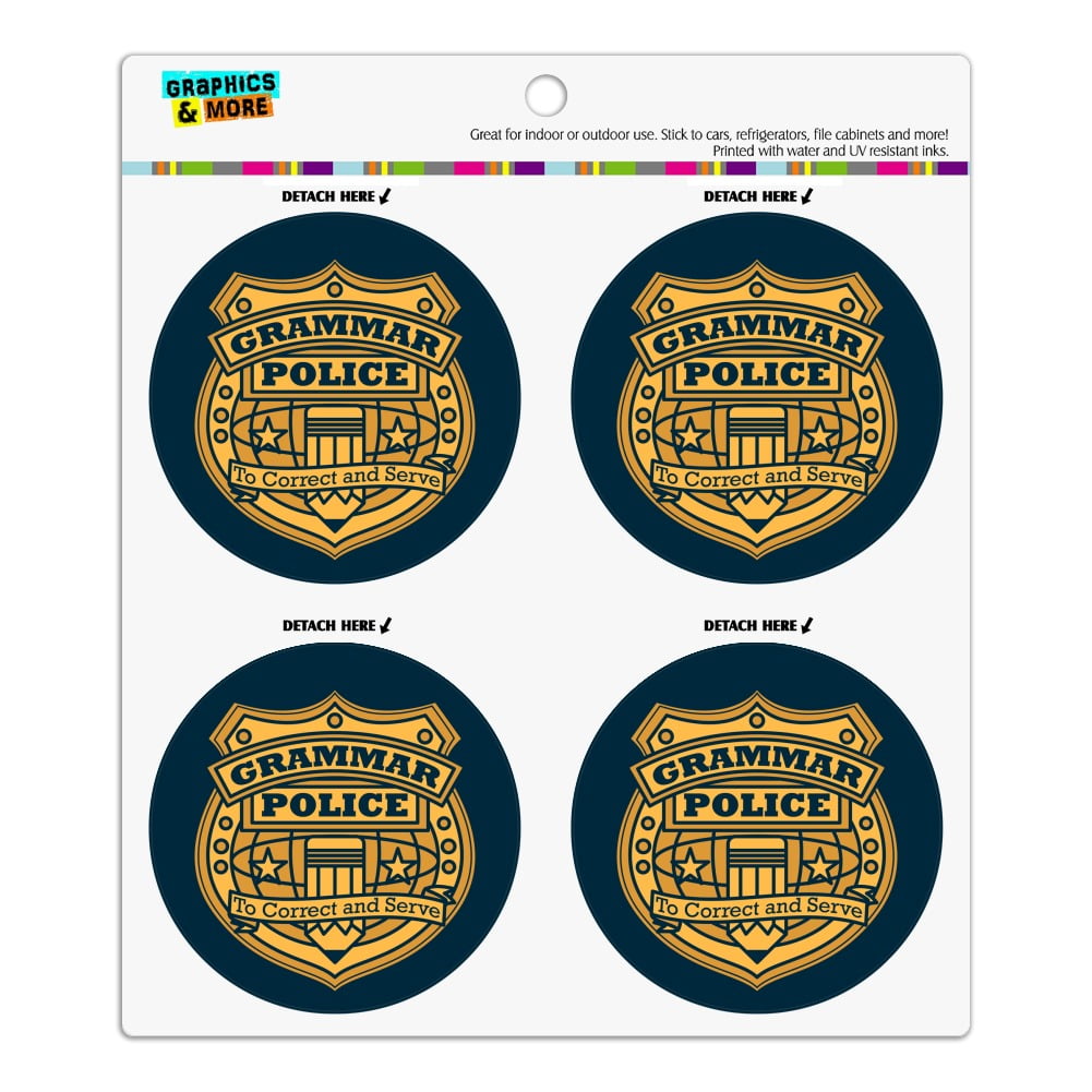 Grammar Police Badge