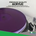 Acrylic Turntable Mat-Platter Vinyl Slipmat for 12 Inches LP Players ...