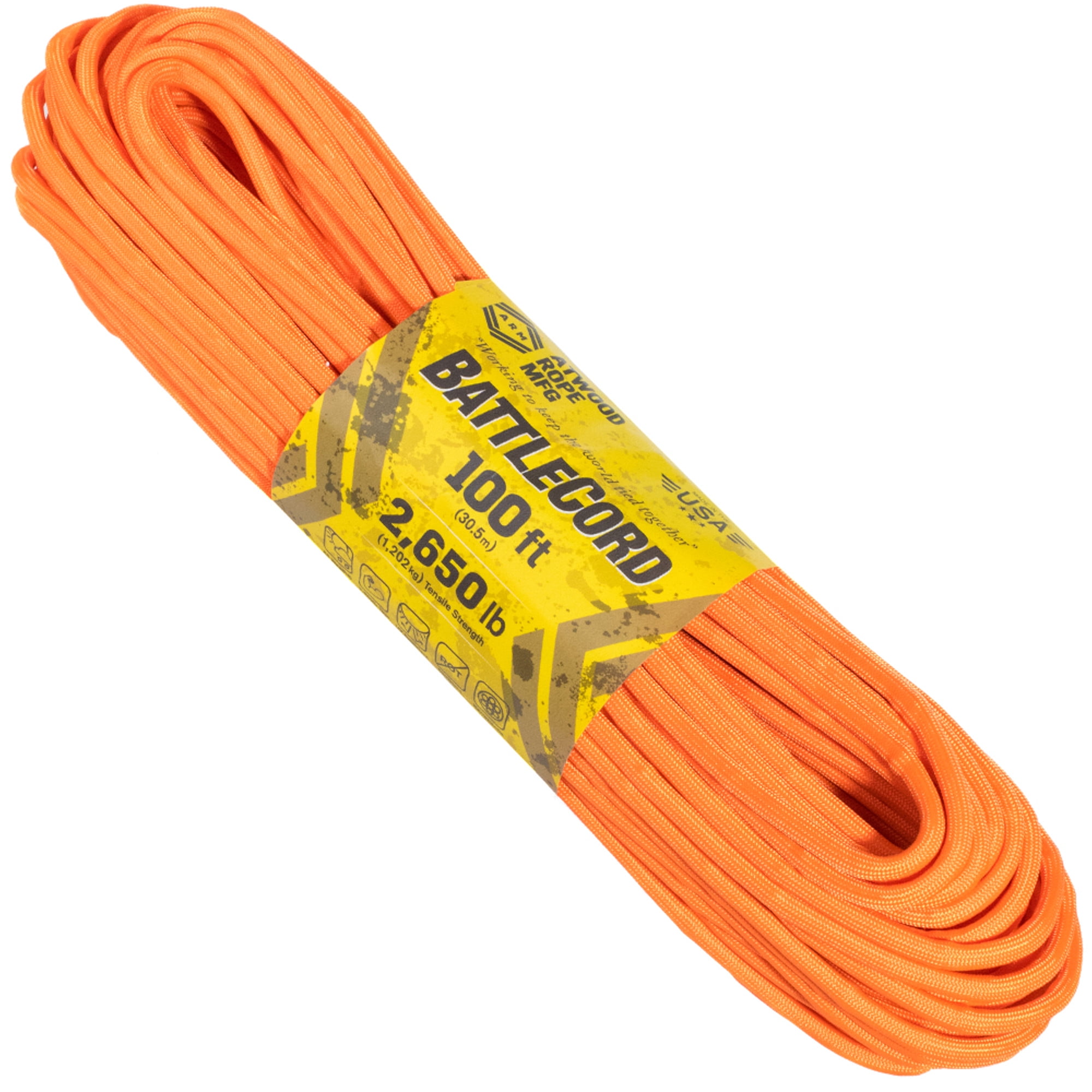 5.6mm BattleCord – Ultra Strong & Tough Rope – 2650lb Tensile Strength ...