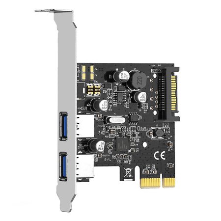 2 Port Usb 3.0 Pci Express Card Usb 3 Pci-e Expansion Adapter Pcie Usb ...