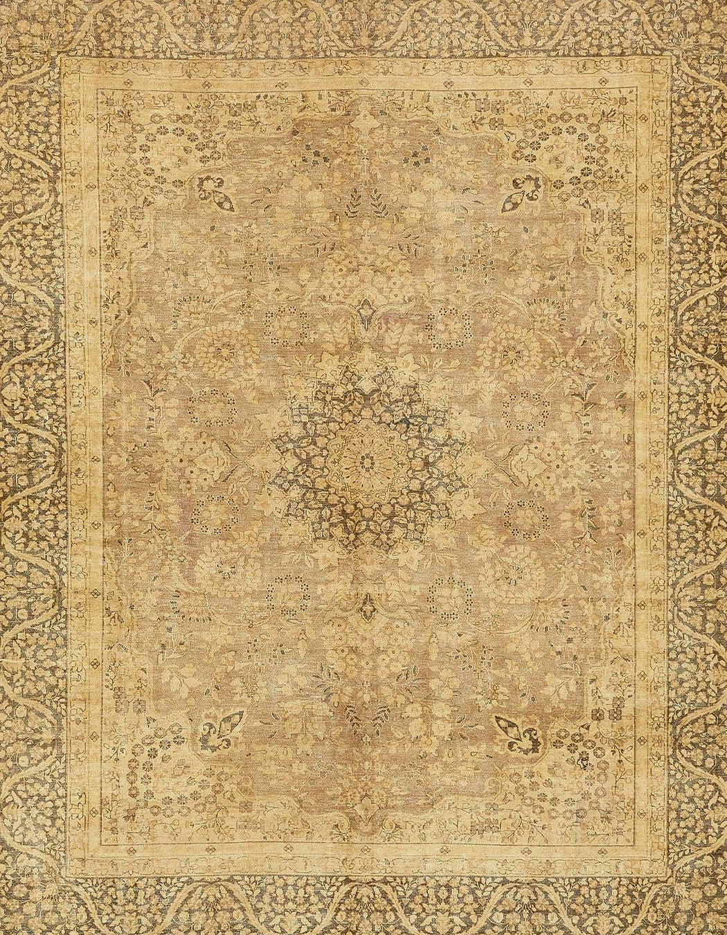 Ahgly Company Indoor Rectangle Abstract Cinnamon Brown Oriental Area ...